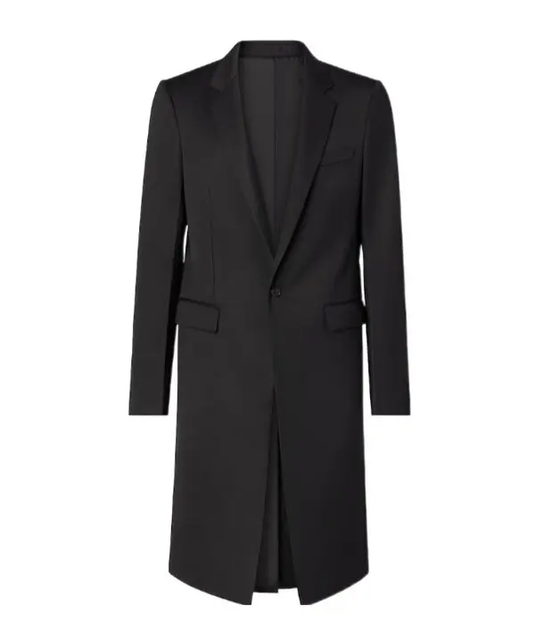 Fendi Grain De Poudre Single-breasted Coat