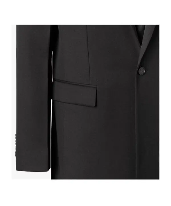 Fendi Grain De Poudre Single-breasted Coat