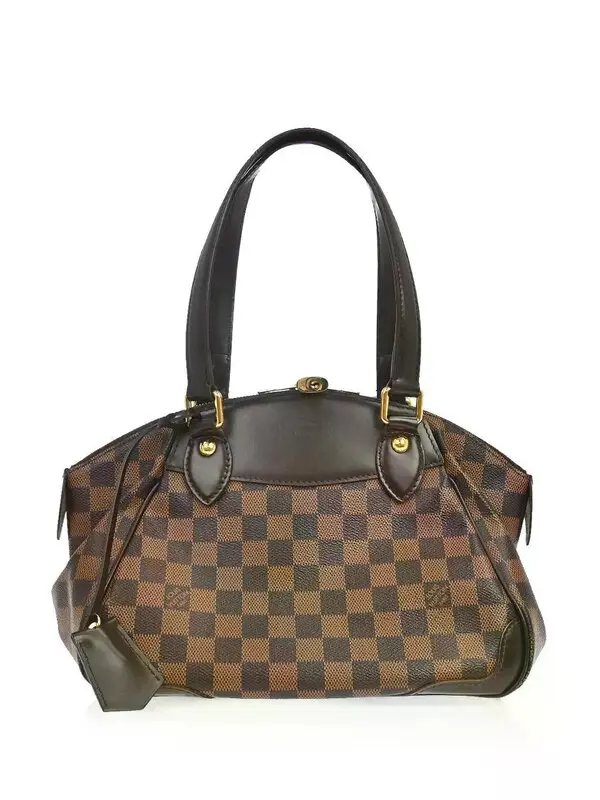 LOUIS VUITTON Damier Canvas Verona Pm Tote Bag - Brown
