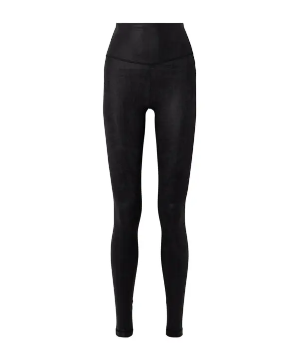 Lululemon High Waist Sweatpants - Matte Bright Black