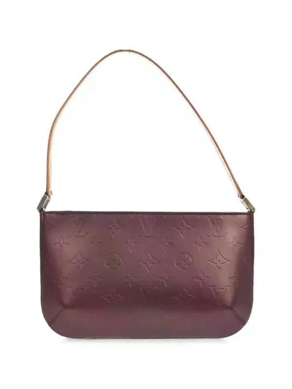 LOUIS VUITTON 2002 Monogram Mat Fowler Shoulder Bag - Red