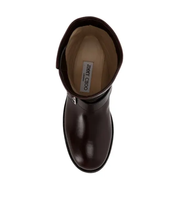 JIMMY CHOO Round-toe Ankle Boots