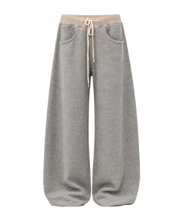 R13 Relaxed Darted Barrel-leg Joggers - Grey