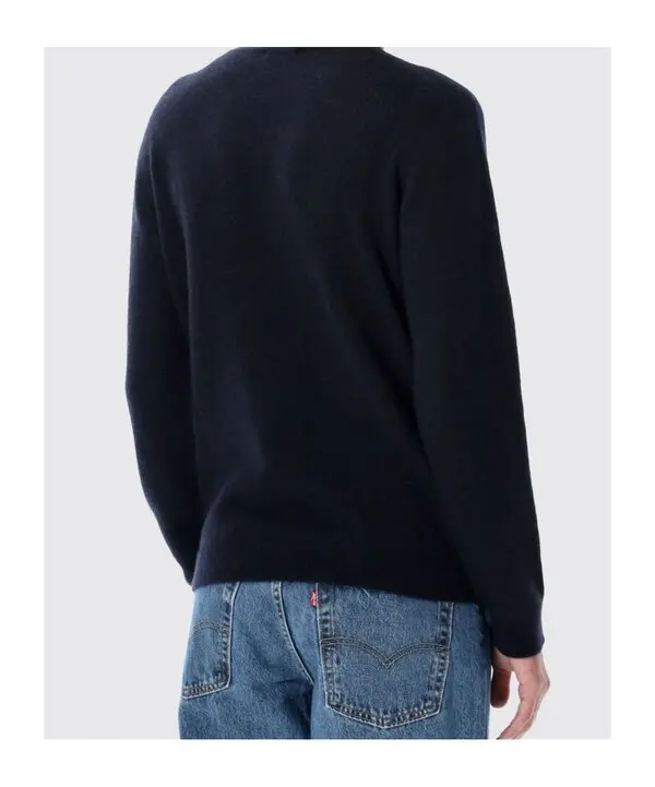 ROBERTO COLLINA Crewneck Knitted Jumper - Blue
