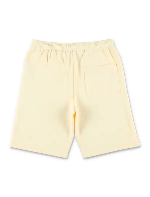 SPORTY  RICH Sporty & Rich Elastic Waist Shorts With Logo Detail