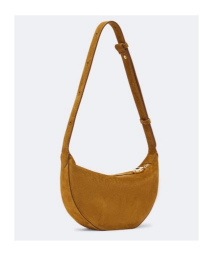 JOSEPH Bean Medium Suede Shoulder Bag