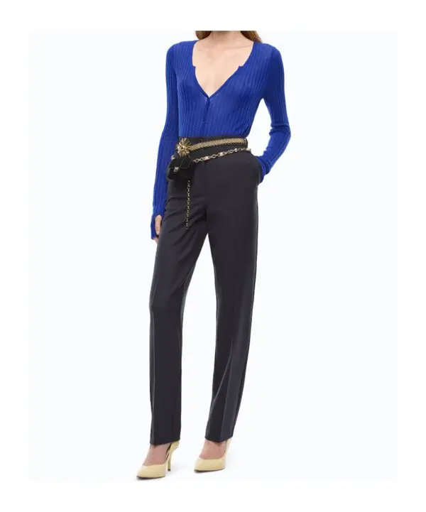 Pinko Stretch Wool-blend Cigarette Trousers