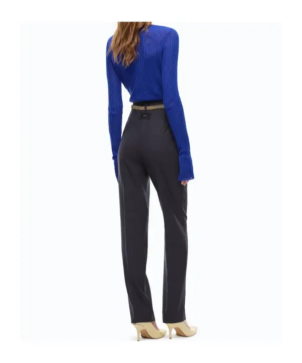 Pinko Stretch Wool-blend Cigarette Trousers