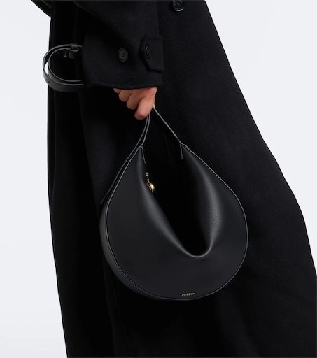 JOSEPH Bean Medium Leather Shoulder Bag
