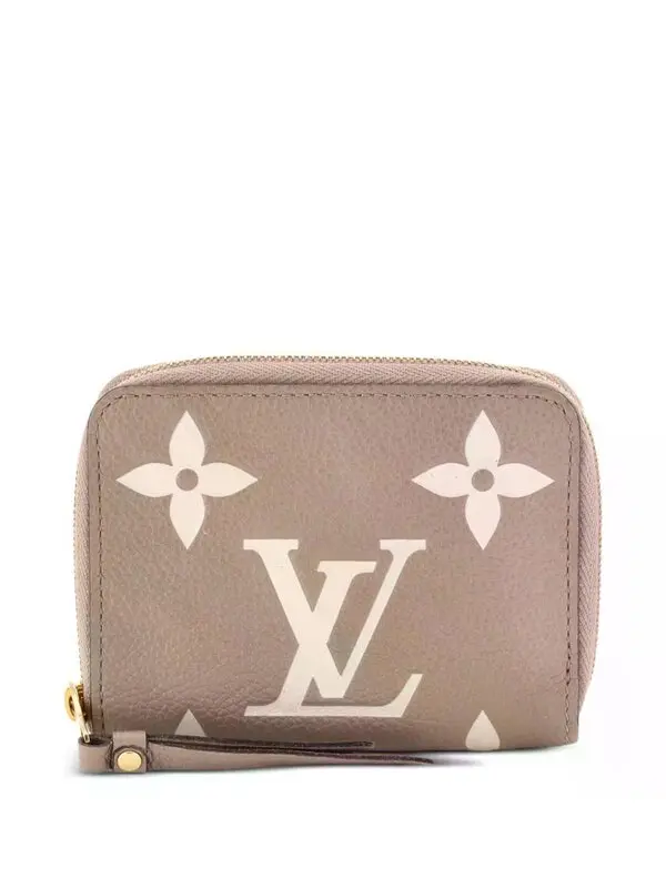 LOUIS VUITTON Zippy Coin Purse Bicolor Monogram Empreinte Giant Pouch