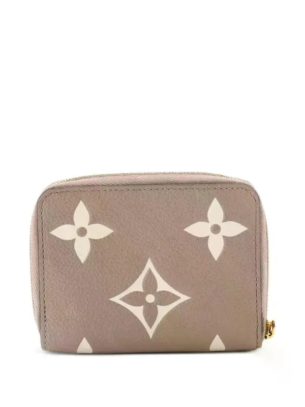 LOUIS VUITTON Zippy Coin Purse Bicolor Monogram Empreinte Giant Pouch