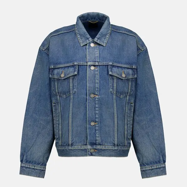 Saint Laurent Long-sleeved Denim Jacket