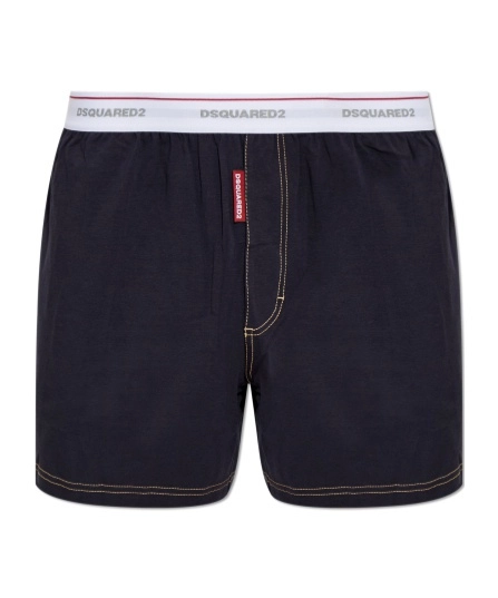 Dsquared2 Logo-waistband Contrast-stitch Boxers - No