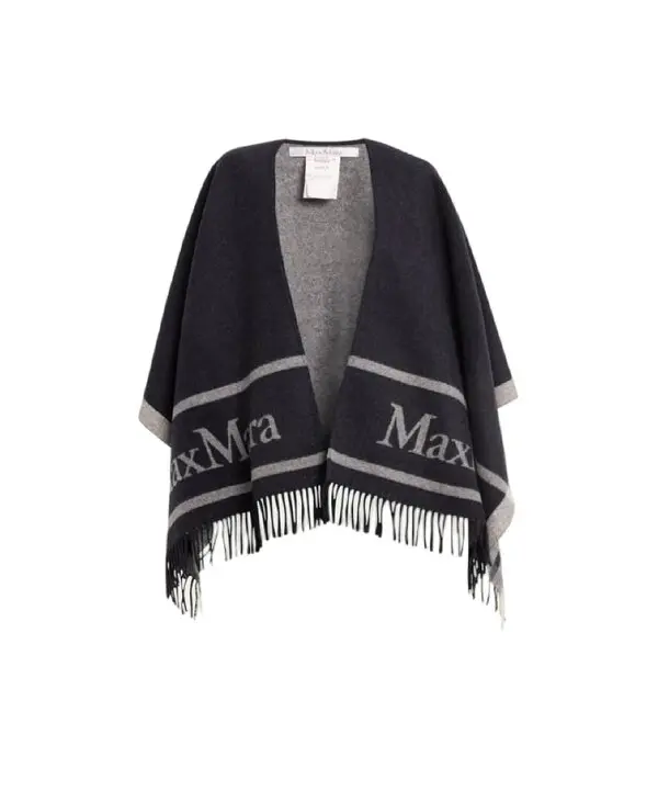Max Mara Tassel Shawl - Black
