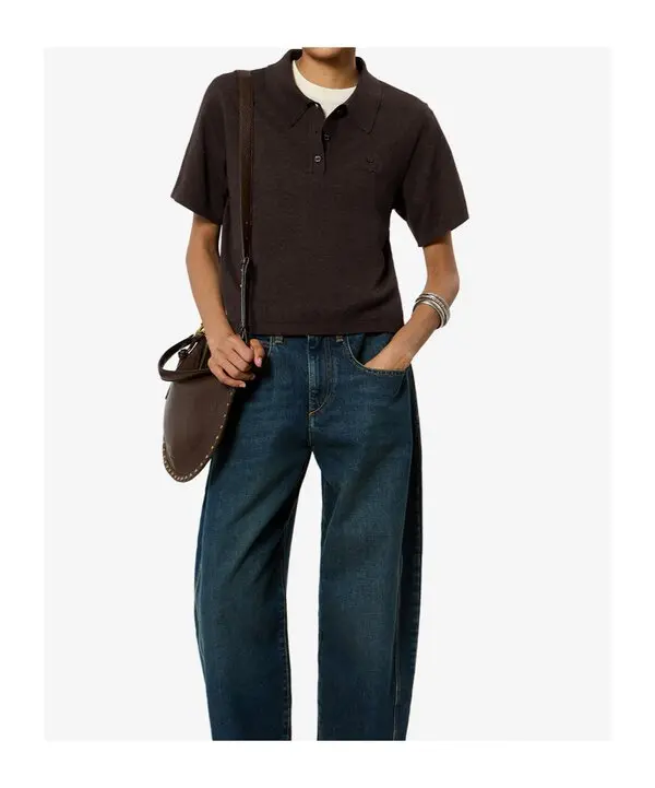 Isabel Marant Étoile Cotton And Wool Blend Polo