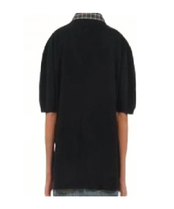 Miu Miu Short-sleeved Knitwear With Collared Neckline