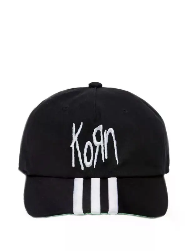 Adidas Korn Embroidered Baseball Cap - Black