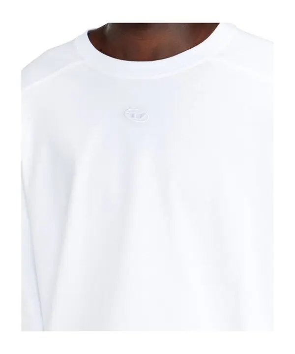 DIESEL® T-kristian Raglan Long-sleeve T-shirt - White
