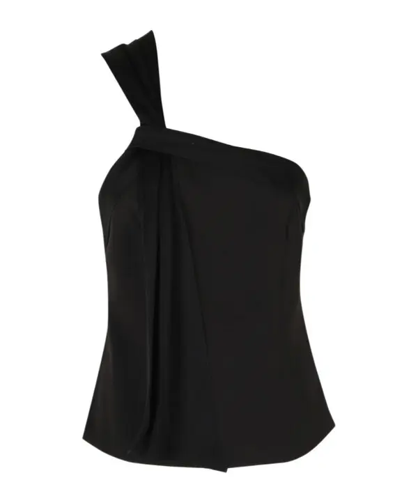 Federica Tosi One-shoulder Tank Top With Pleated Details