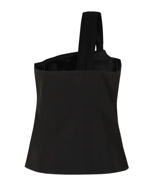 Federica Tosi One-shoulder Tank Top With Pleated Details