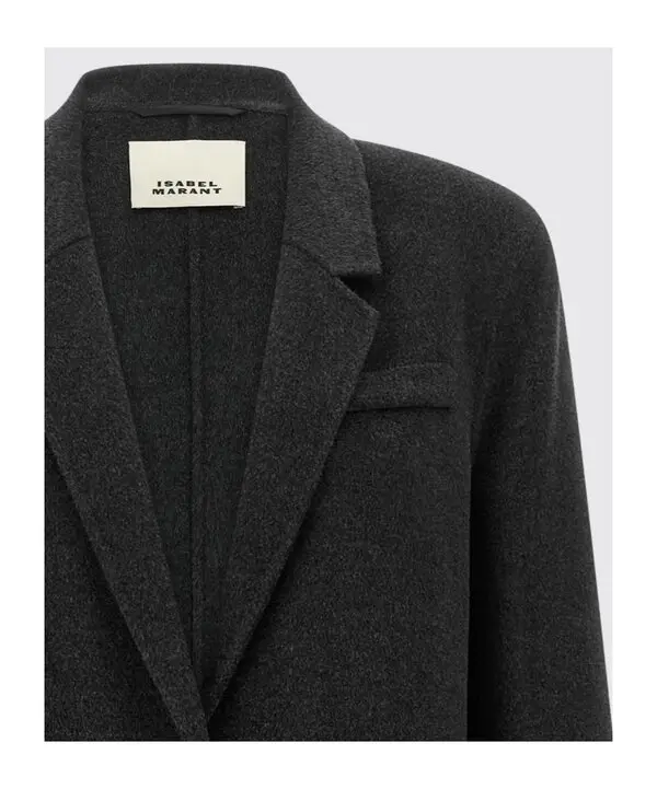 Isabel Marant Étoile Clesa Wool Coat - Grey