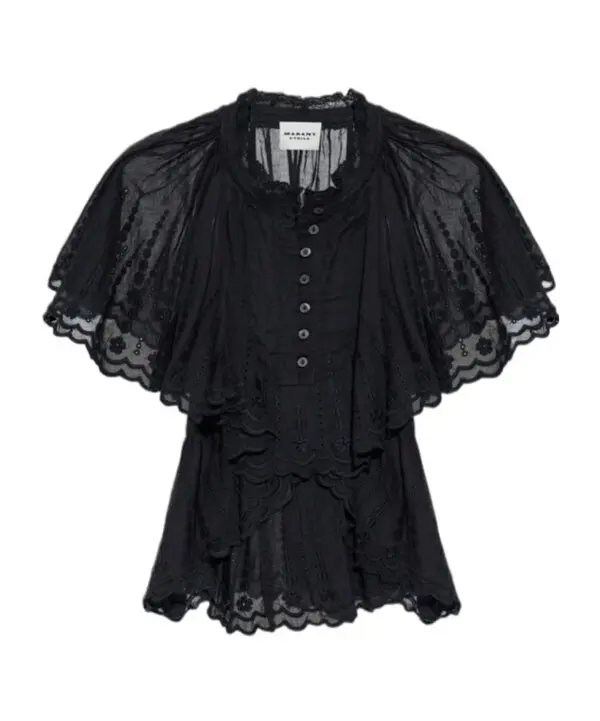 Isabel Marant Étoile Short-sleeved Top - Black