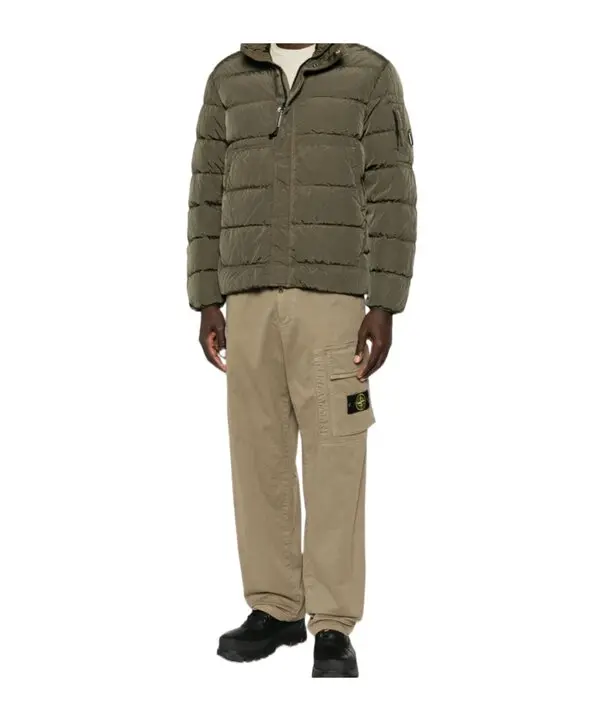 C.P. COMPANY Quilted Lens-detail Coat