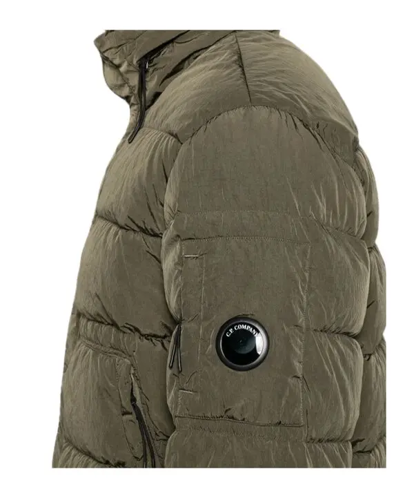 C.P. COMPANY Quilted Lens-detail Coat