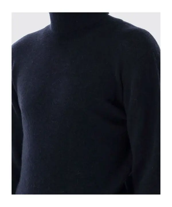 ROBERTO COLLINA High Neck Knitted Sweater - Blue
