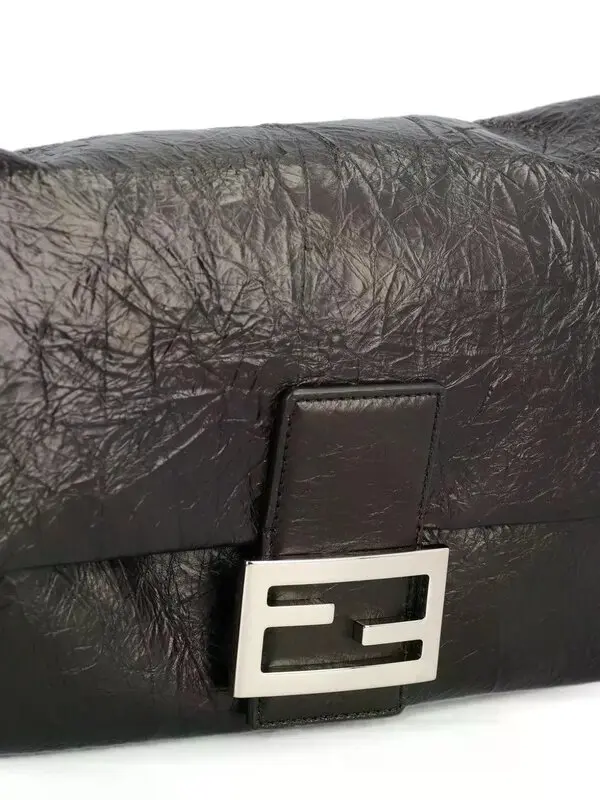 Fendi Baguette® Soft Medium Crackled Leather Bag