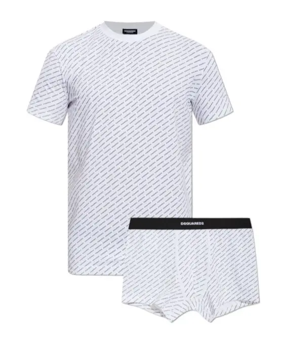 Dsquared2 Short-sleeved T-shirt And Underwear Set