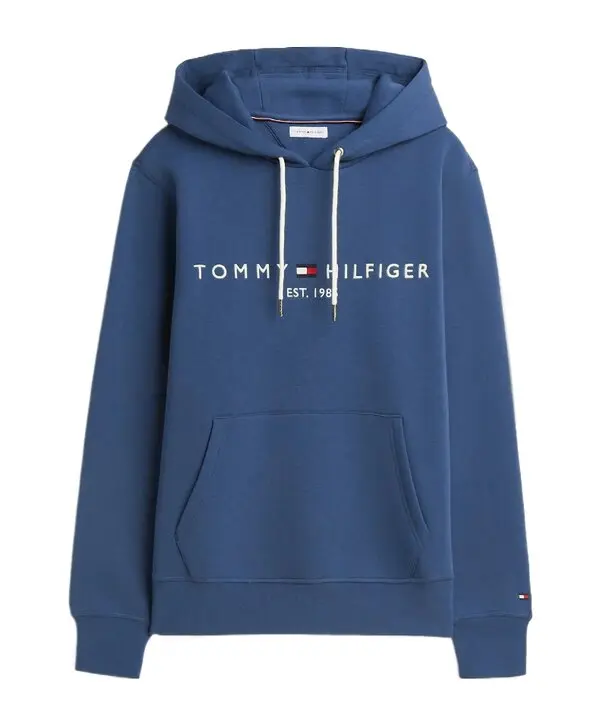 Tommy Hilfiger Logo Fleece Drawstring Hoody