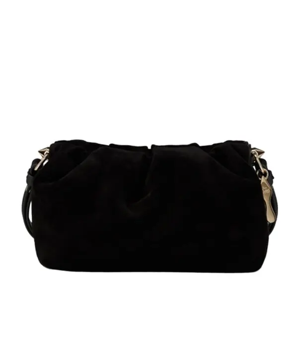 CHRISTIAN LOUBOUTIN Zippered Shoulder Bag - Black