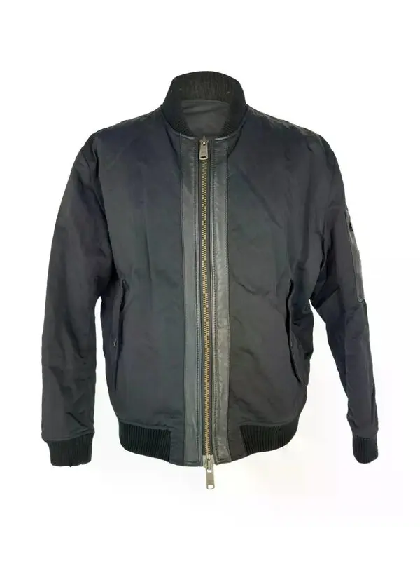 Alexander McQueen 2010-2020s Leather-trim Bomber Jacket