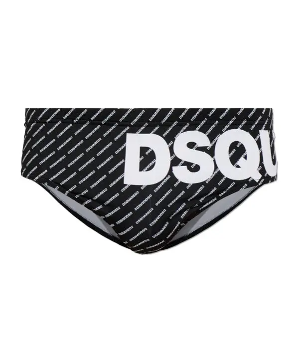 Dsquared2 Triangle-cut Swim Trunks - Black