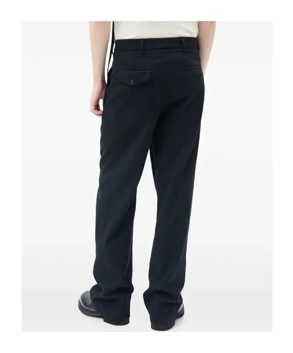 ANN DEMEULEMEESTER Brushed-wool Trousers