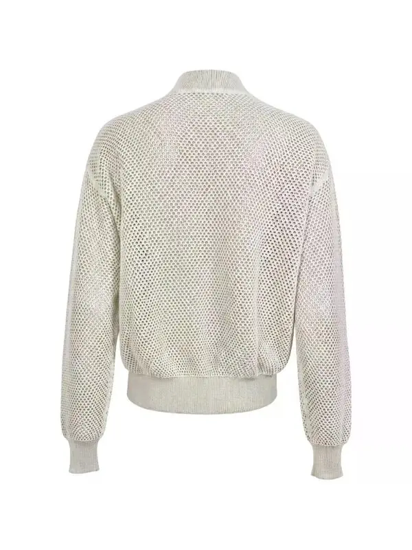 Fabiana Filippi Embellished Zip-up Cardigan