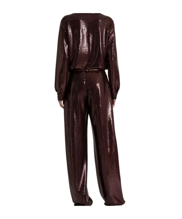 Alberta Ferretti Glossy Sequin Shirt