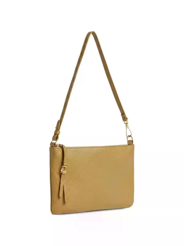 COCCINELLE C-easy Grainy-leather Shoulder Bag - Green