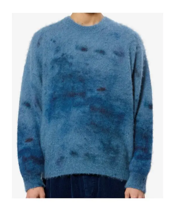 Isabel Marant Étoile Faded Print Mohair-wool Crew Neck Sweater