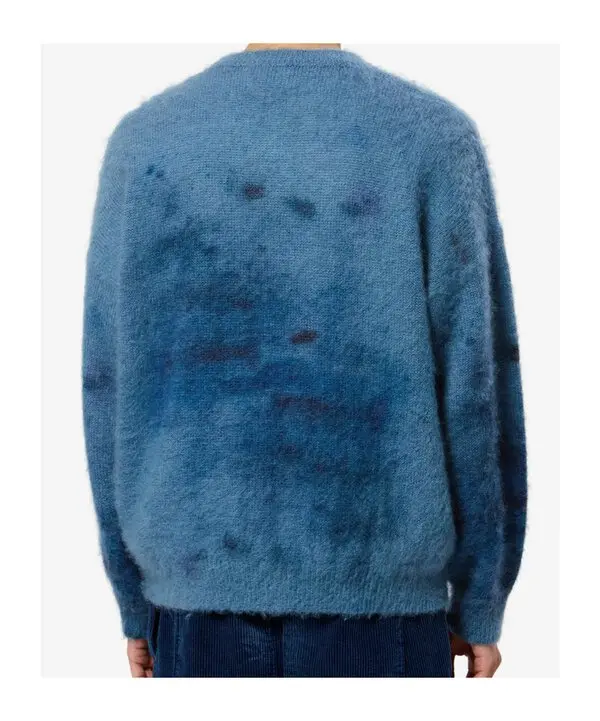 Isabel Marant Étoile Faded Print Mohair-wool Crew Neck Sweater