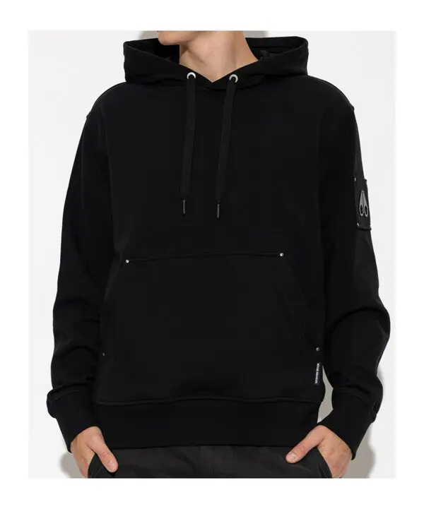 Moose Knuckles Long-sleeved Hooded Sweatshirt