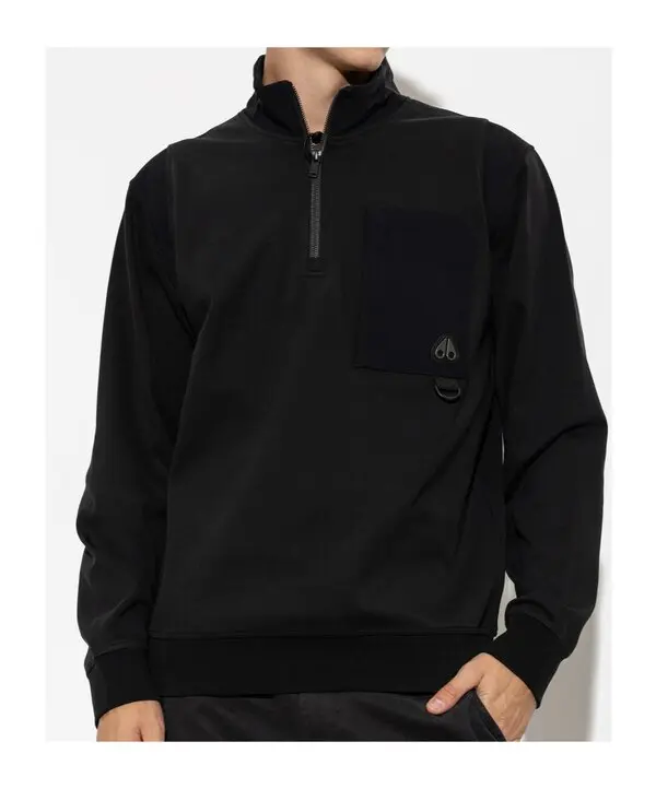 Moose Knuckles High-neck Long-sleeved Sweatshirt