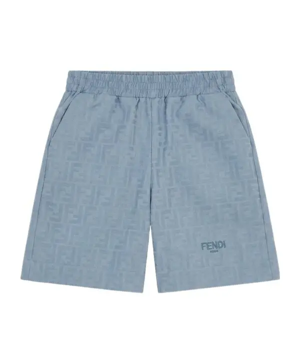 Fendi Elastic Waist Shorts