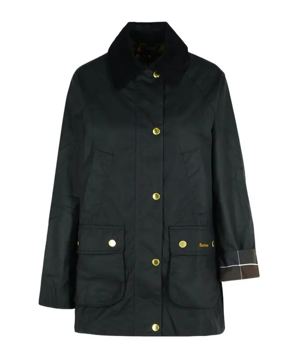 Barbour Beadnell Waxed Jacket - Black