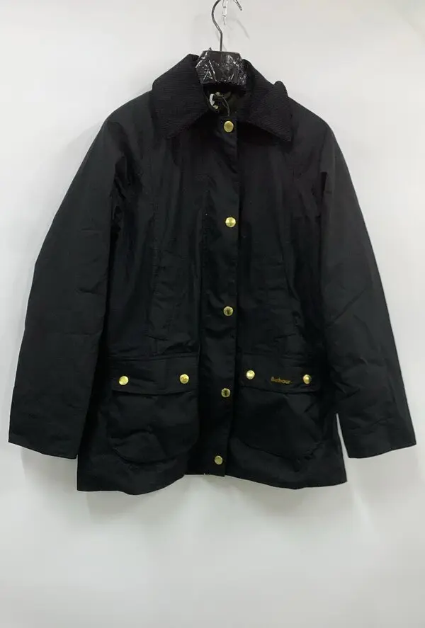 Barbour Beadnell Waxed Jacket - Black