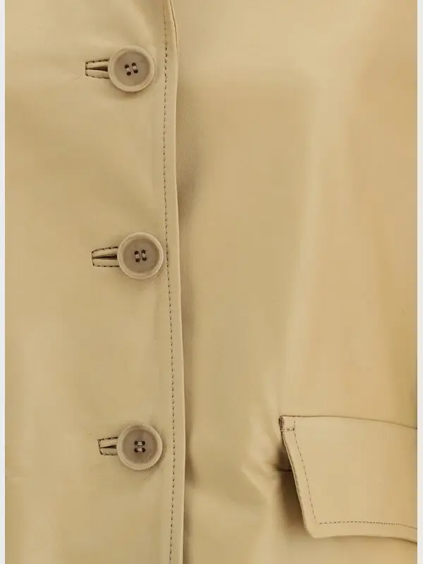 SALVATORE SANTORO Buttoned Leather Jacket