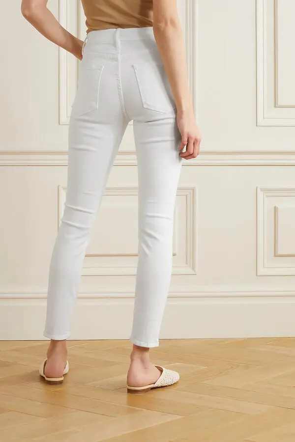 FRAME Edge-trimmed Skinny Jeans