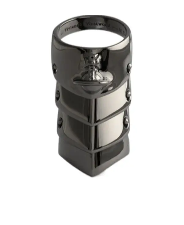 VIVIENNE WESTWOOD Logo Ring - Black
