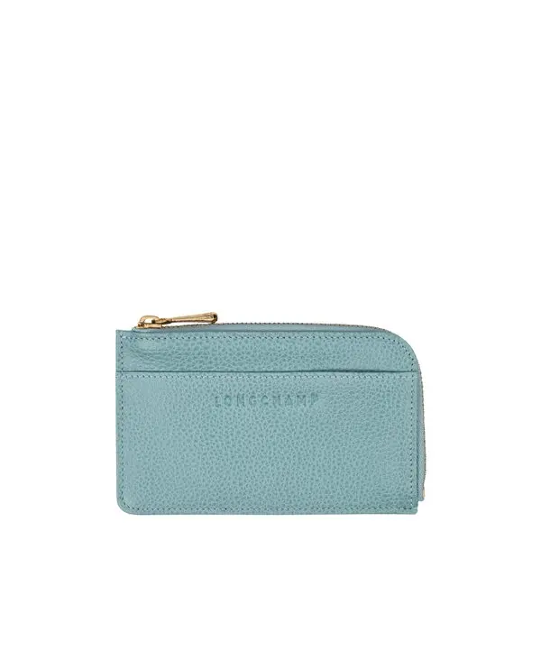 Longchamp Le Foulonné Grained Leather Cardholder